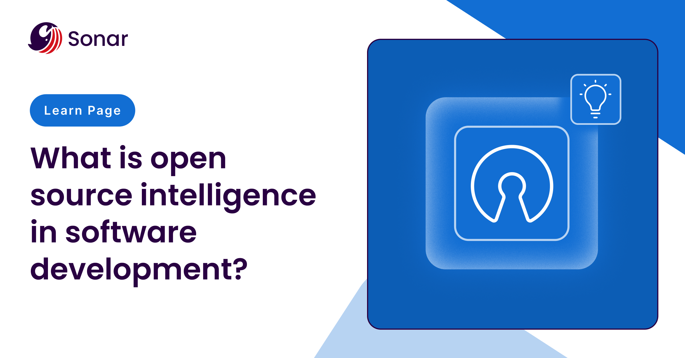 Open Source Intelligence | Sonar